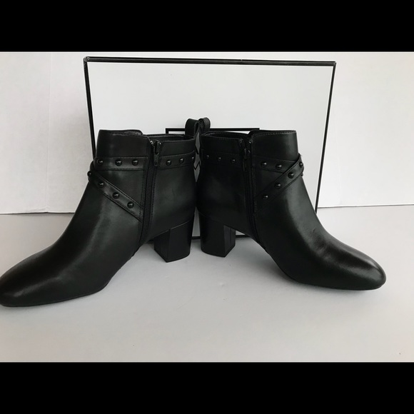 Alex Marie | Shoes | Alex Marie Shylo Block Heel Booties Black | Poshmark